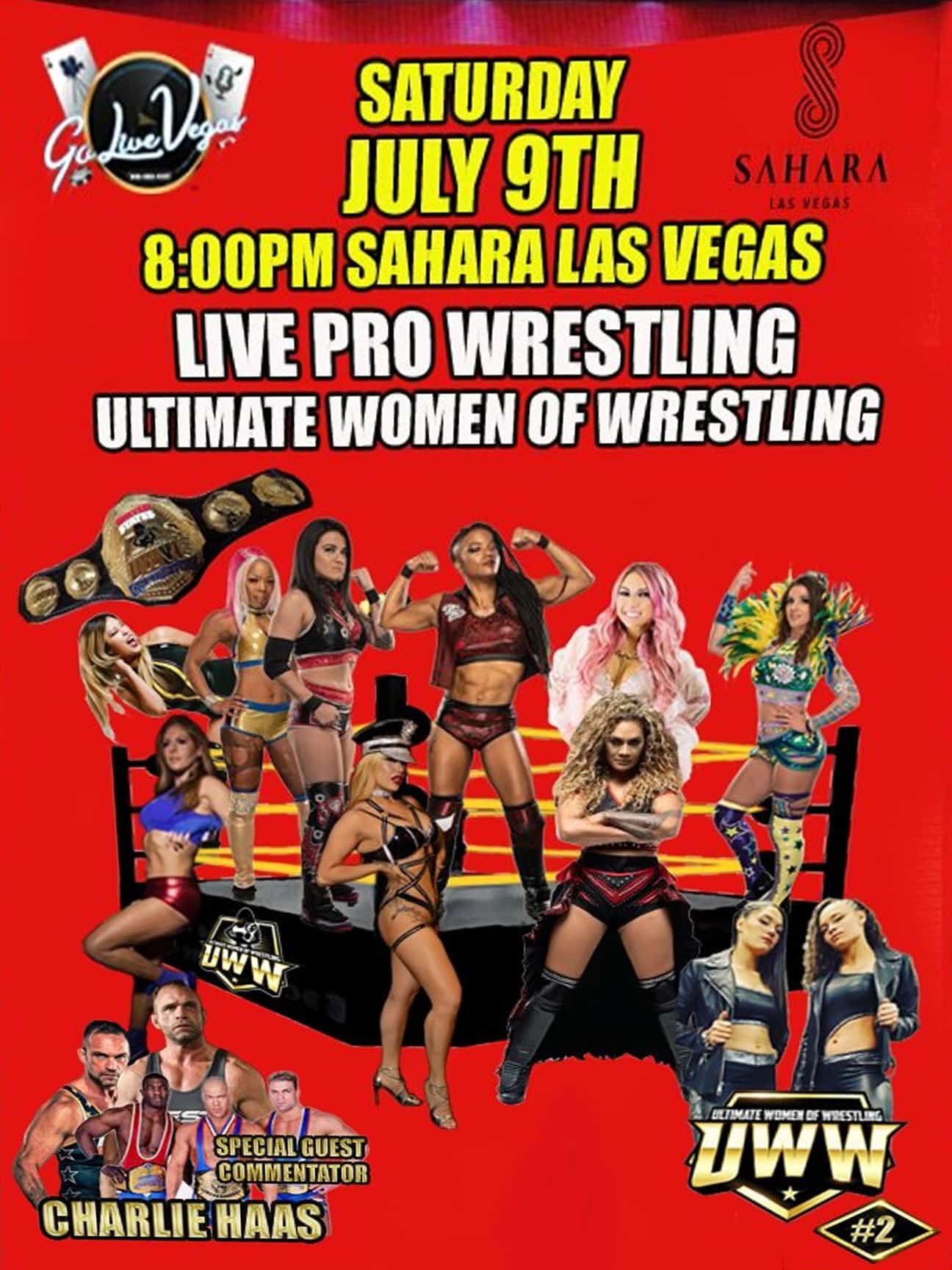 Ultimate Women of Wrestling 2 - Live from Las Vegas 7/9/22 - Title ...