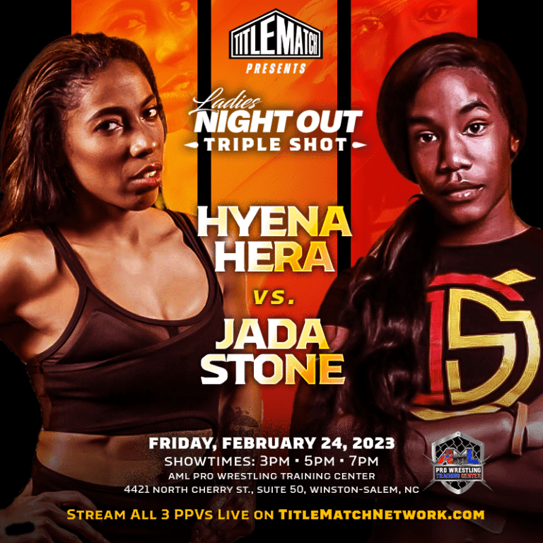 Ladies Night Out Live at AML Wrestling - Triple Shot - Title Match Network