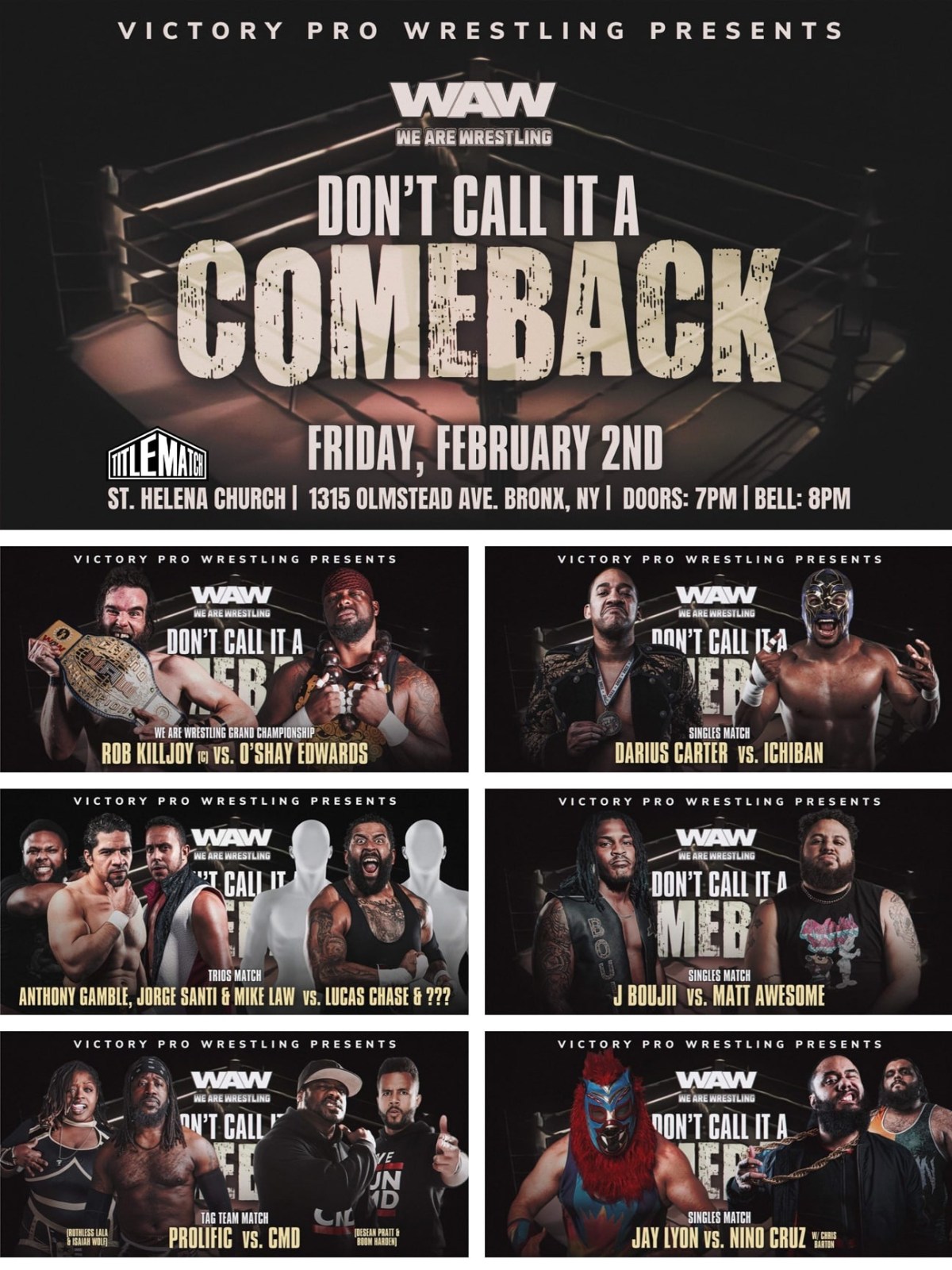 Livestreams - Title Match Network