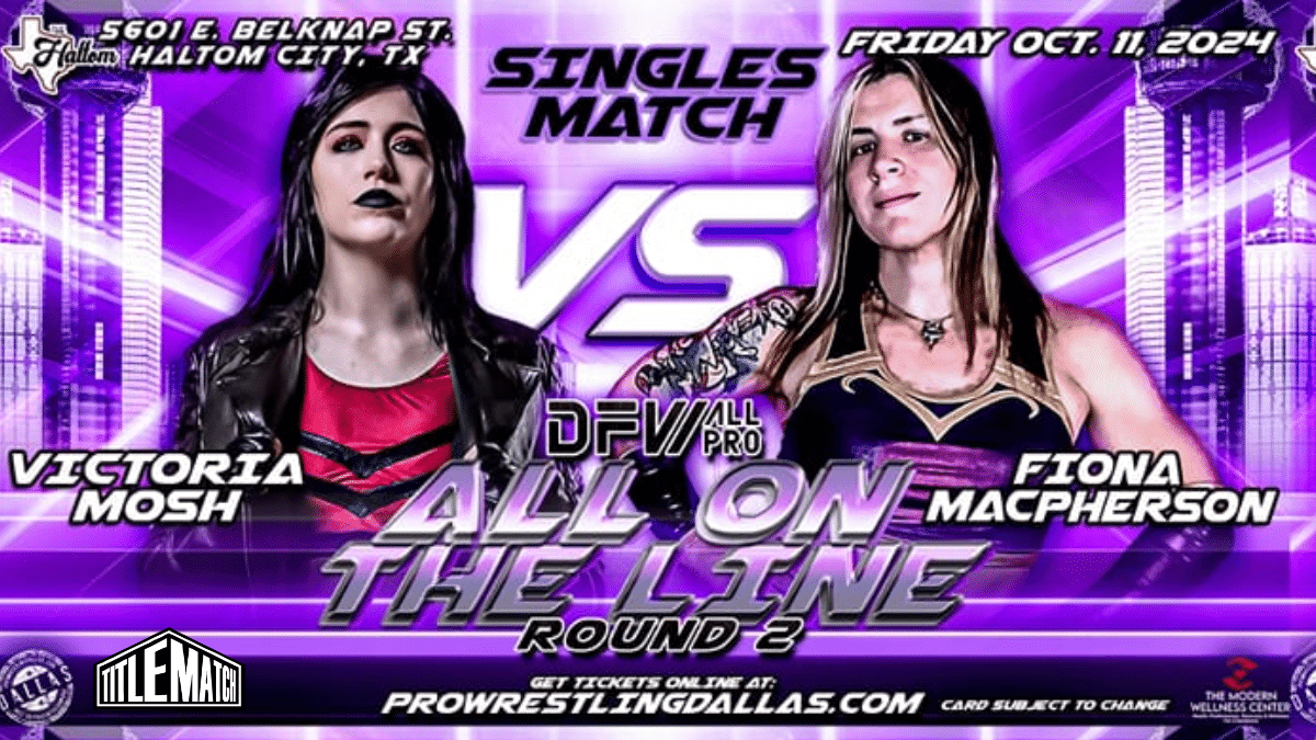 DFW All-Pro - All On The Line: Round 2 livestream - Title Match Network