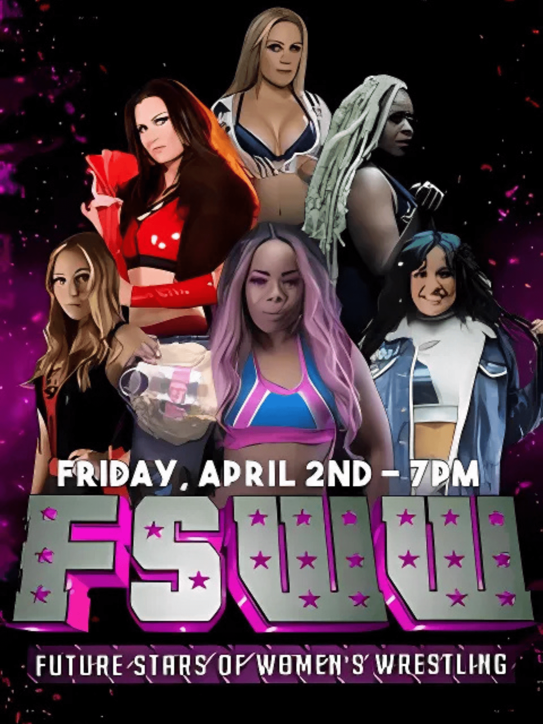 FSW - Future Stars of Women's Wrestling 4/2/21 - Title Match Network