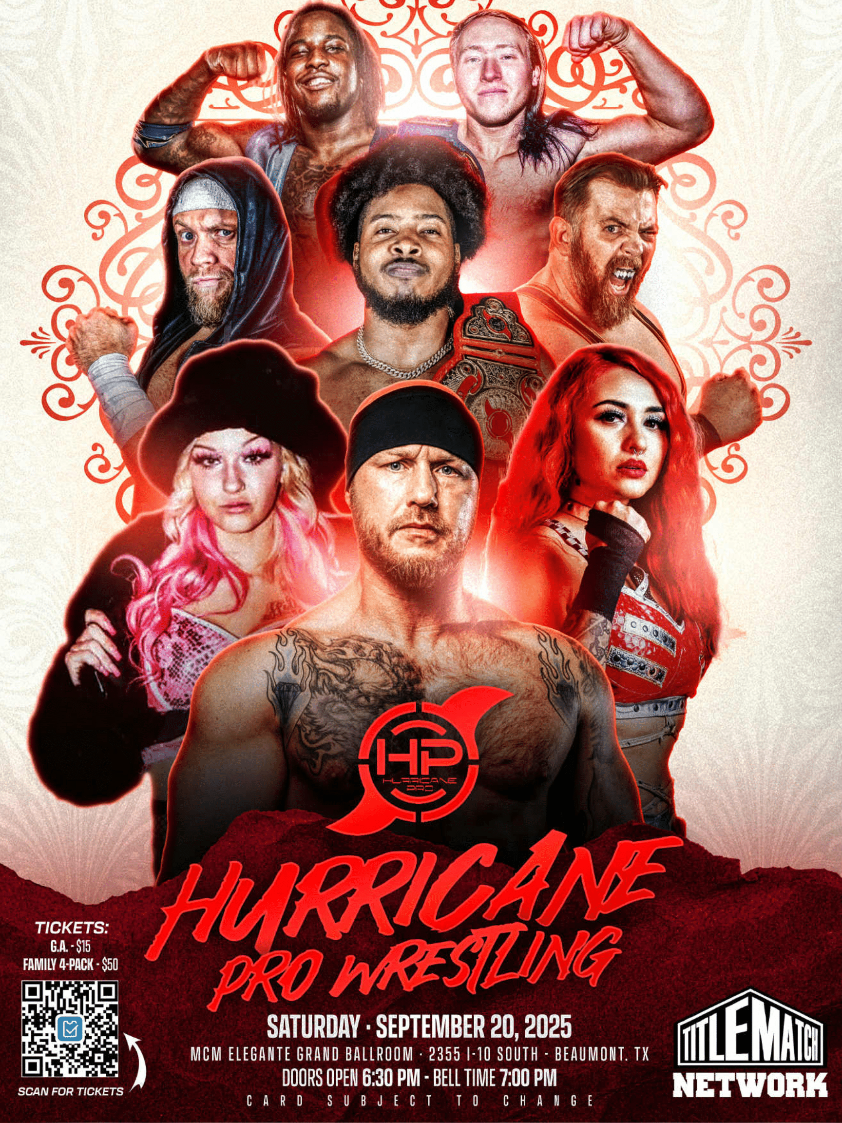 Hurricane Pro Wrestling 9/20/25 - Title Match Network